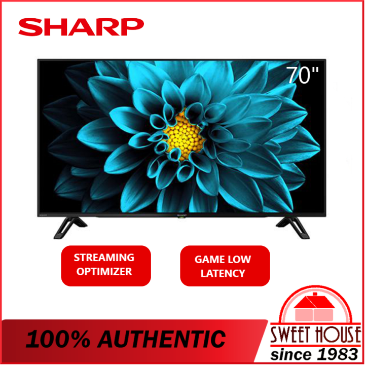 SHARP 70'' inch 4K HDR Android Smart LED TV [ 4TC70DK1X ] X4 Master ...