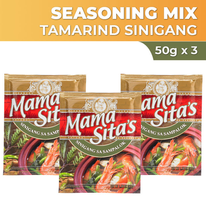 Mama Sita's Meal Mix Tamarind Sinigang 50g X 3 | Lazada PH