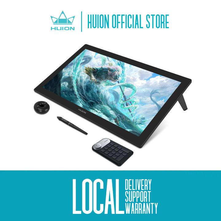 Huion Kamvas Pro 24 (GT2401) 4K Graphic Drawing Monitor Pen Display ...