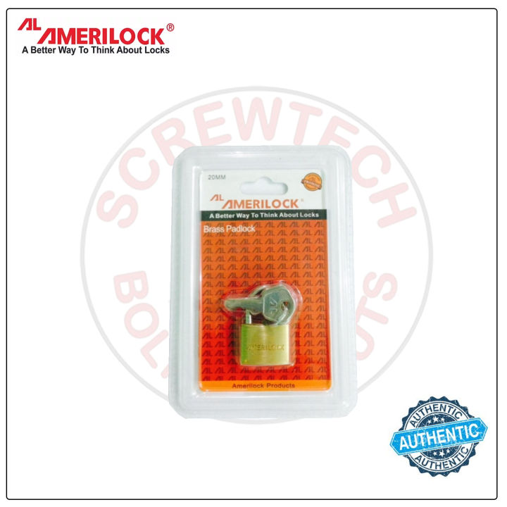 Amerilock Brass Padlock 20mm | Lazada PH