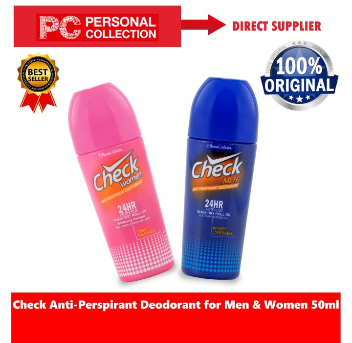 Personal Collection - Check Anti-Perspirant Deodorant for Men & Women ...