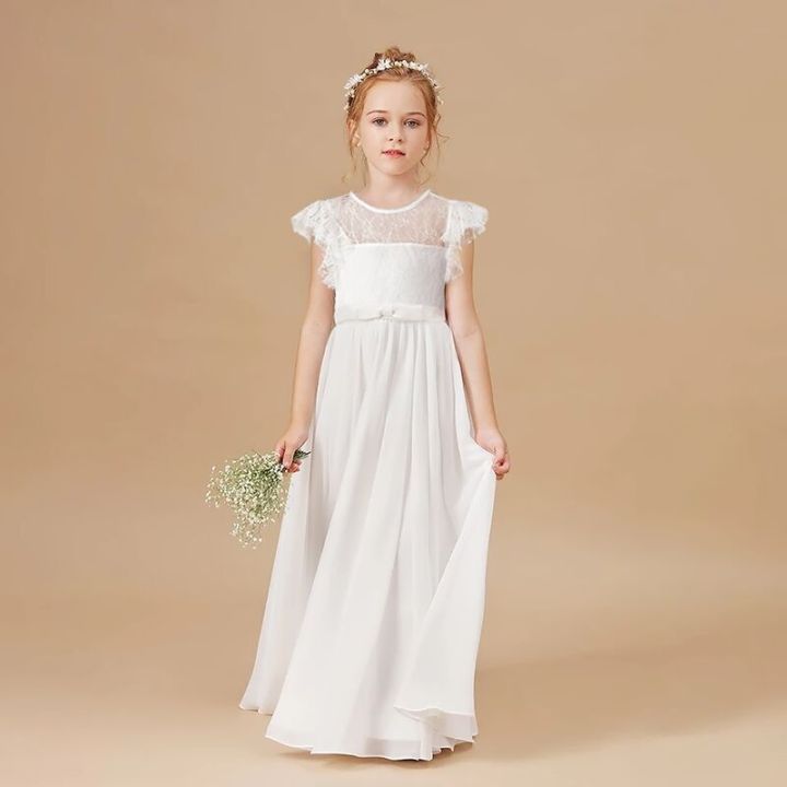 WFRV Girls White Dress Kid Girls First Communion Dresses Tulle Lace ...