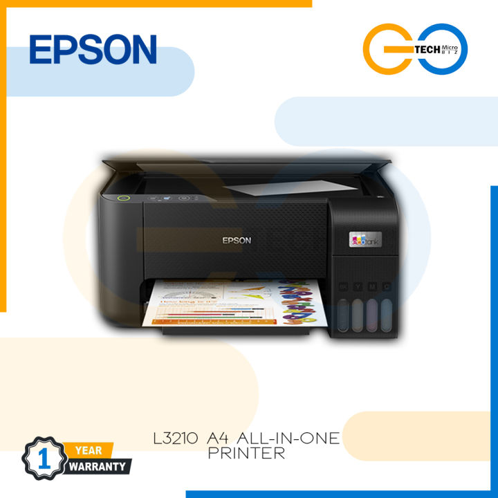 Epson EcoTank L3210 A4 All-in-One Ink Tank Printer | Lazada PH
