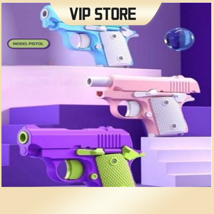 Board game 3D Printed Mini Plastic EDC PISTOL TOY GUN TOY | Lazada
