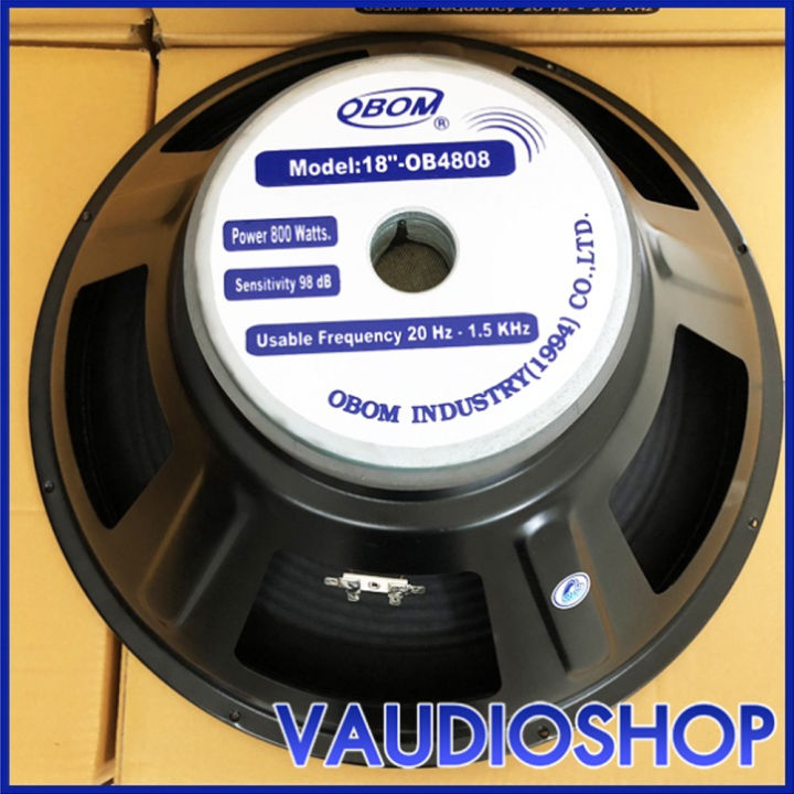 ดอกลำโพง 18 นิ้ว 800W โอบอ้อม OBOM 18" OB-4808 จำนวน 1 ตัว ลำโพง 18 ...