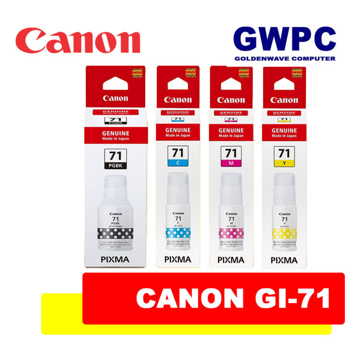 Canon GI-71 Genuine Ink Bottle GI 71 GI71 | Lazada PH