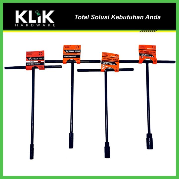 Kunci Sok T 8 mm Hitam Freed - Kunci Sock T Hitam 8 mm | Lazada Indonesia