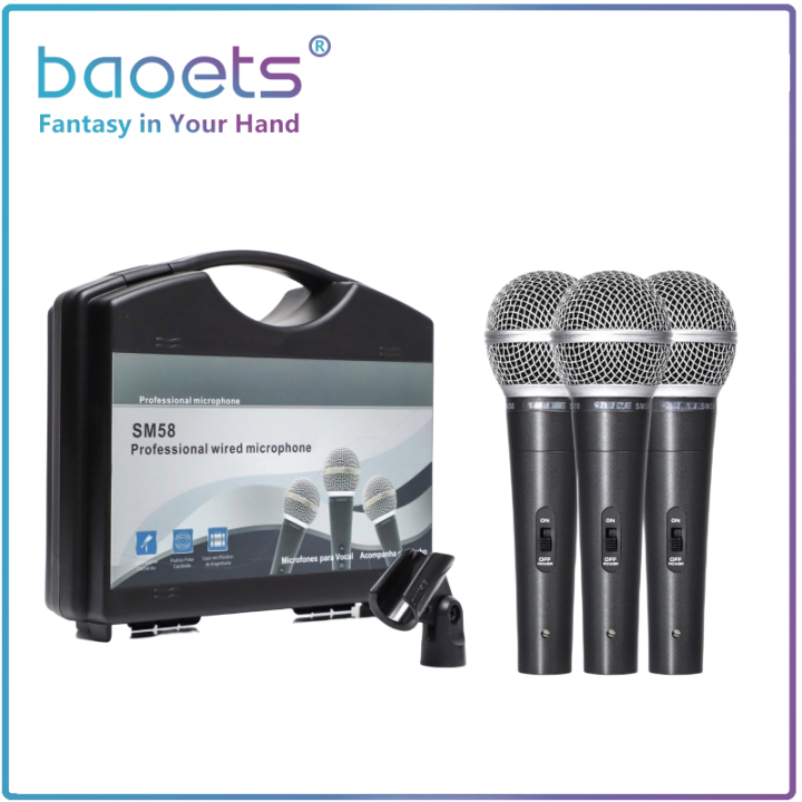 Dynamic Wire Microphone Oringinal Branded with hard case for Stage Live ...