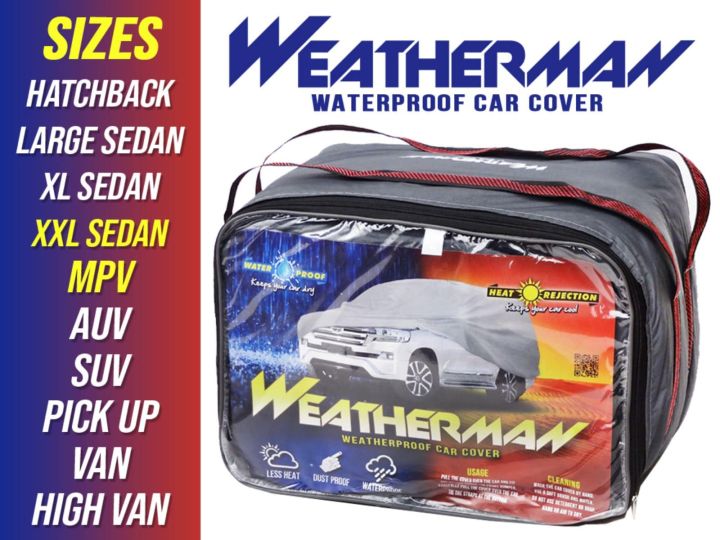 Car Cover Waterproof All Weather Fit for all Types of Car 3 Layered ...