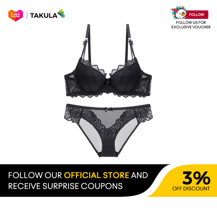 Teevancce Comfortable Thin Cotton Women Underwear Sexy Bra Set Plus Size C D Cup Embroidery