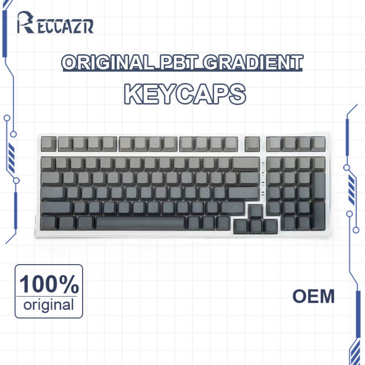【ONLY KEYCAP】RECCAZR Original OEM Height Keycaps for Mechanical&Gaming ...