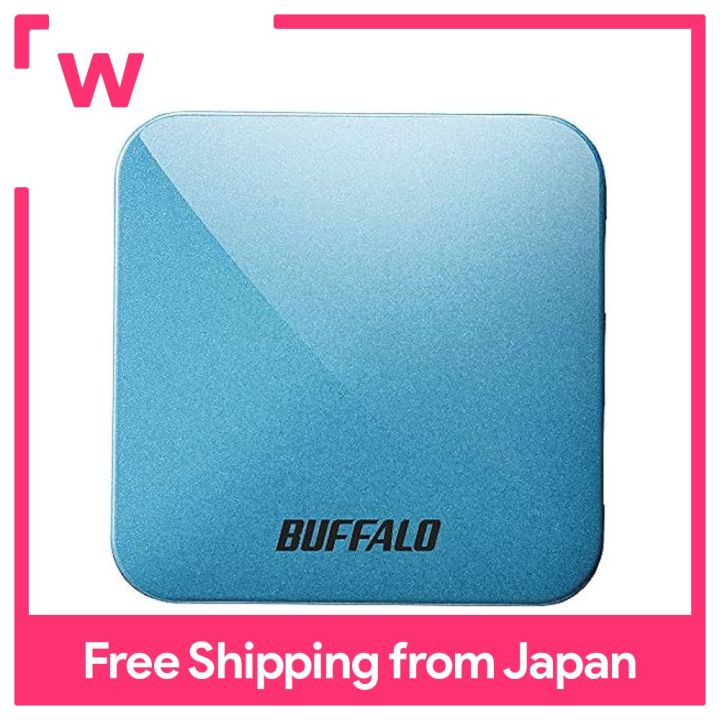 Buffalo BUFFALO Wireless LAN Parent Unit 11ac/n/a/g/b 433/150Mbps Travel Router Turquoise Blue ...
