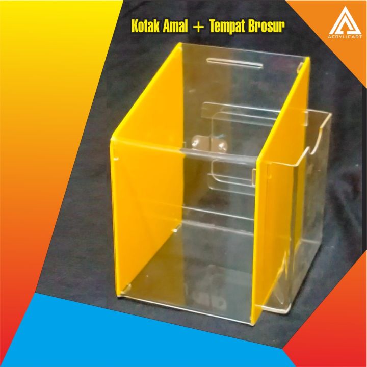 Kotak Amal Akrilik Model ACT | Lazada Indonesia