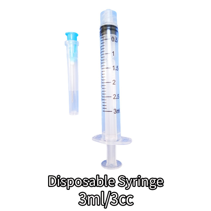 Disposable syringe 3ml/3cc | Lazada PH