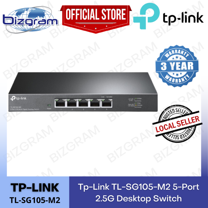 Tp-Link TL-SG105-M2 5-Port 2.5G Desktop Switch | Lazada Singapore