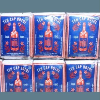Teh cap botol biru 10pcs | Teh sosro biru | Teh botol biru | Teh slawi ...