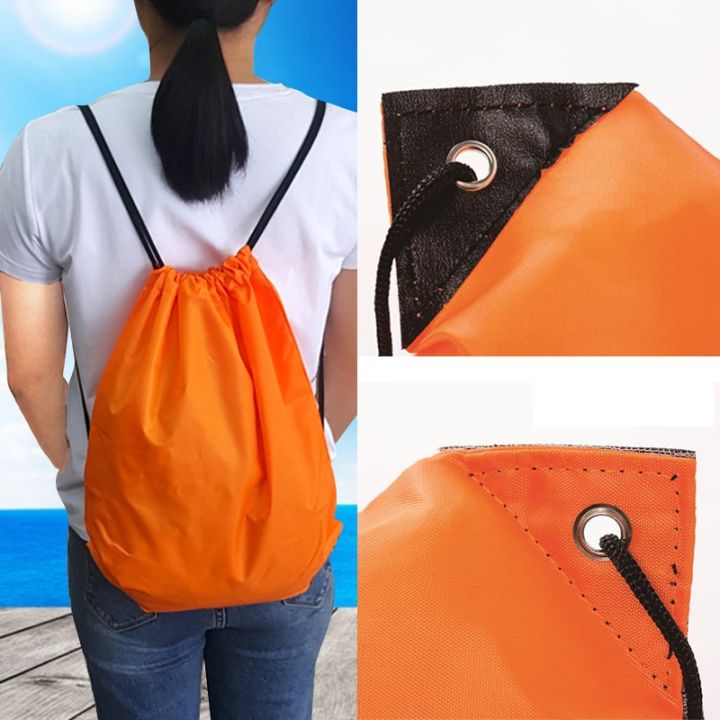 Thicken Drawstring Belt Backpack Bags Travel Shoes Clothes Organizer ...