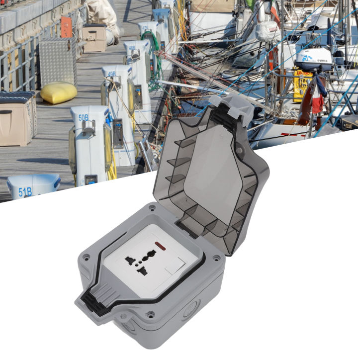 [Ganlitong] Outdoor IP66 Waterproof Socket Box 16A Weatherproof Outdoor ...