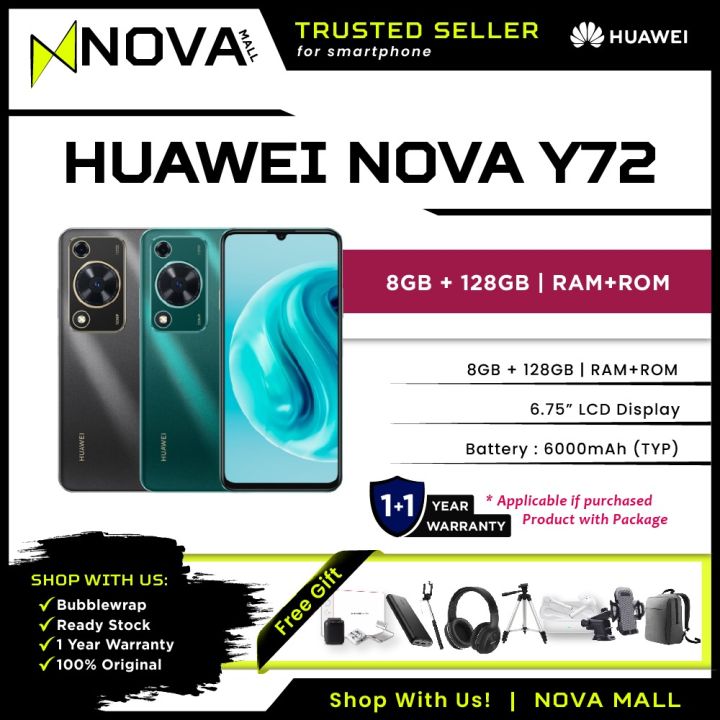 HUAWEI Nova Y72 (8GB RAM 128GB ROM) - Original HUAWEI Malaysia | Lazada