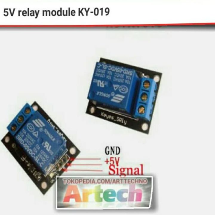 KY-019 5V RELAY MODULE ARDUINO SMD | Lazada Indonesia
