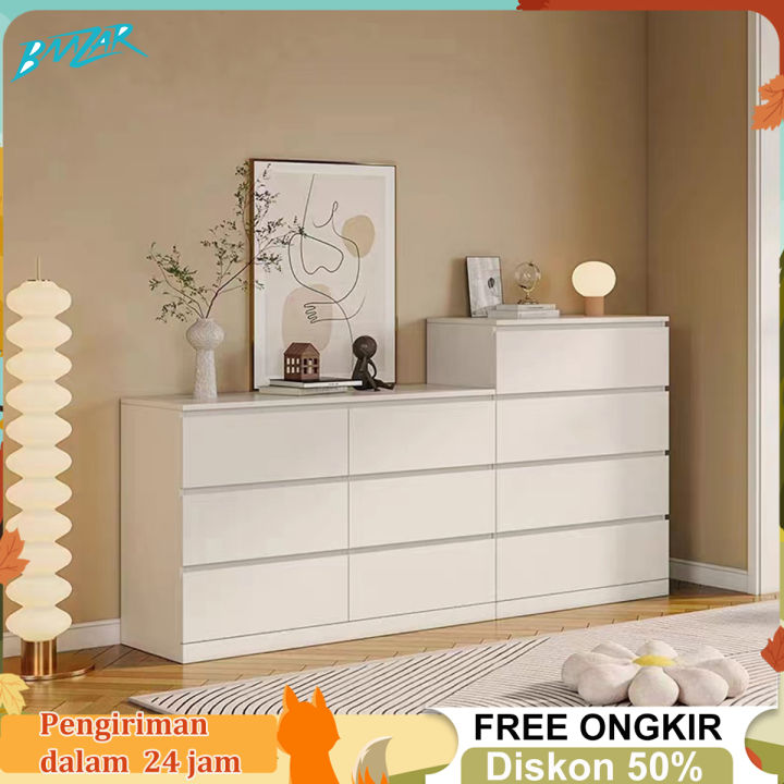 BM Lemari Laci Kayu Rak Penyimpanan Rak Penyimpanan Multifungsi rak ...