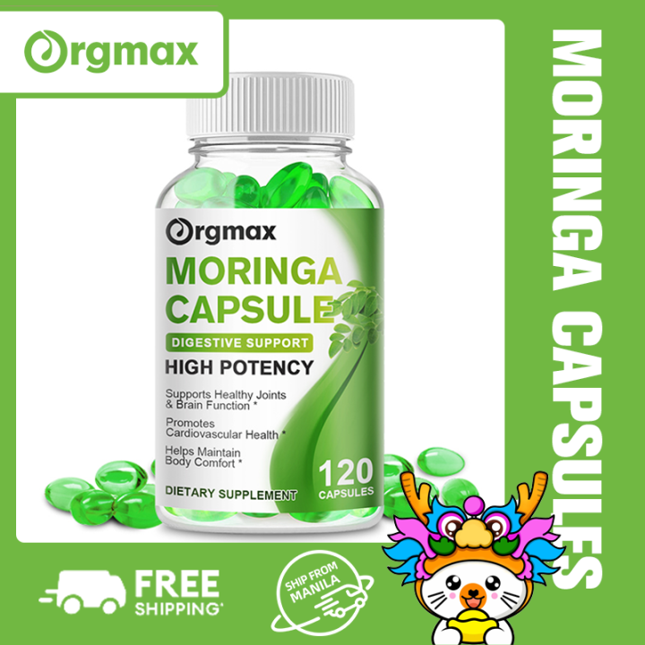 Moringa 500mg Capsules Extra for Digestion and Immune Health Supports ...