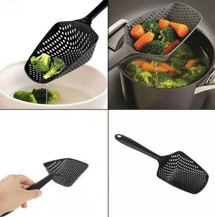 Spoon Drain Spatula Cooking Tools Kitchen Fry Food Mesh Strainer ...