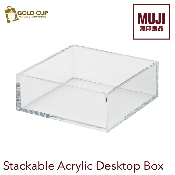 MUJI Stackable Acrylic Desktop Box | Lazada PH