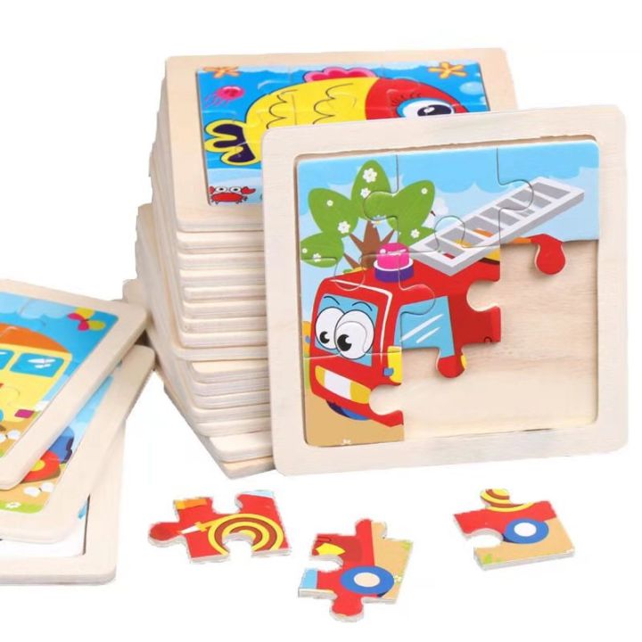 PUZZLE JIGSAW KUBUS BAHAN KAYU/PUZZLE ANAK 9 KEPING | Lazada Indonesia