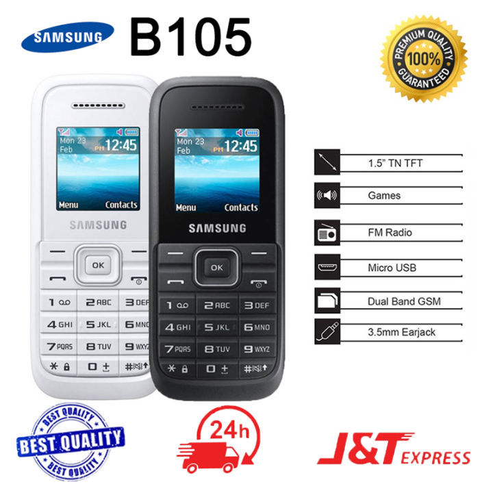 SAMSUNG B105 1.5inches Backup phone Keypad Basic Phone COD | Lazada PH