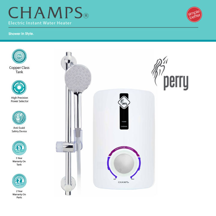 Champs Perry Instant Water Heater | Lazada Singapore