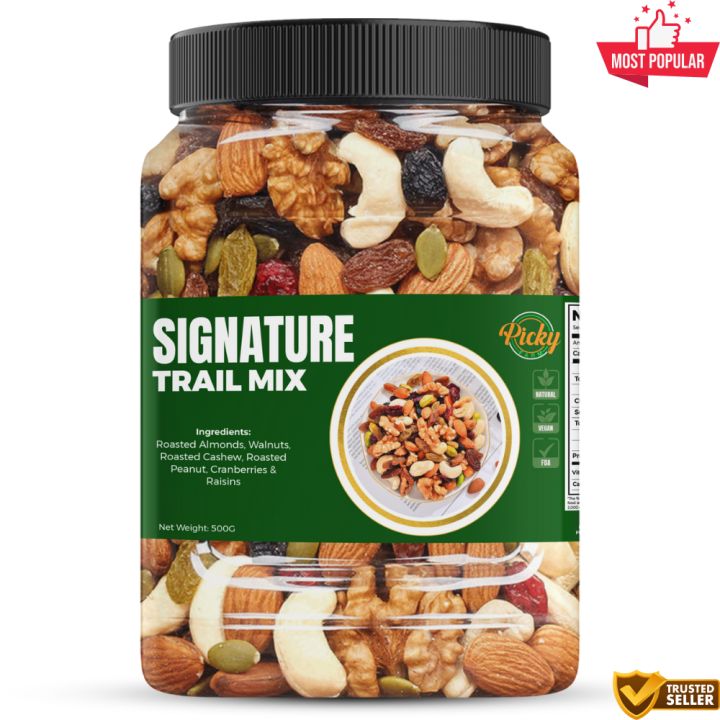 Picky Signature Trail Mix Dried Fruits and Nuts | Lazada PH