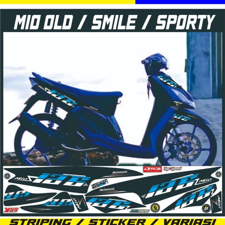 stiker motor mio old 110 variasi mio smile mio sporty motif simple ...