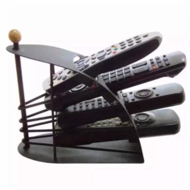 Remote Control Holder Stand Storage Rack Organizer (Black) | Lazada PH