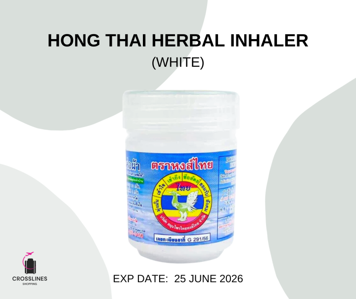HONG THAI HERBAL INHALER - WHITE (Original from Thailand) | Lazada PH