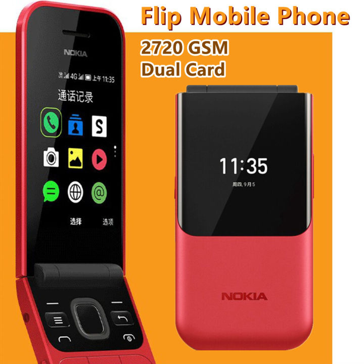 2720 GSM Dual Card Classic Flip Mobile Phone , Hand Phone , Full ...