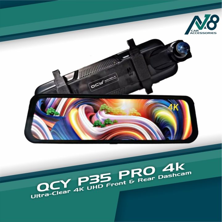 QCY P35 Pro Ultra-Clear 4K UHD Dashcam | Lazada PH