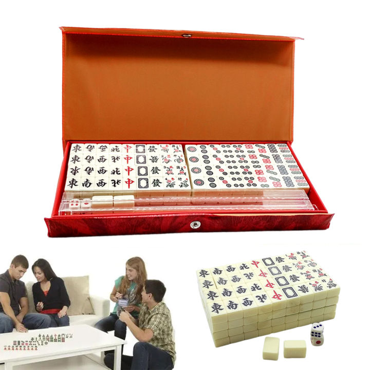 Fade-resistant Mini Mahjong Set Mini Mahjong Set Portable Mini Mahjong ...