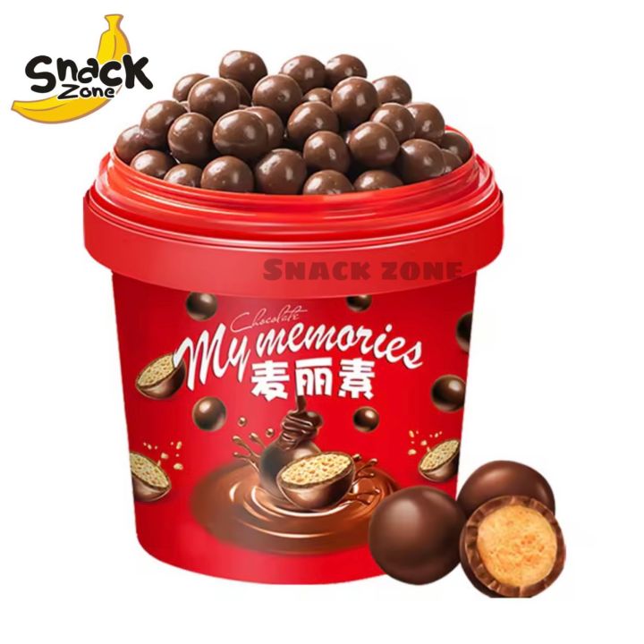 Snack zone Malteser‘s/Mylikes Malt Ball Chocolate in Bucket ,168 ...