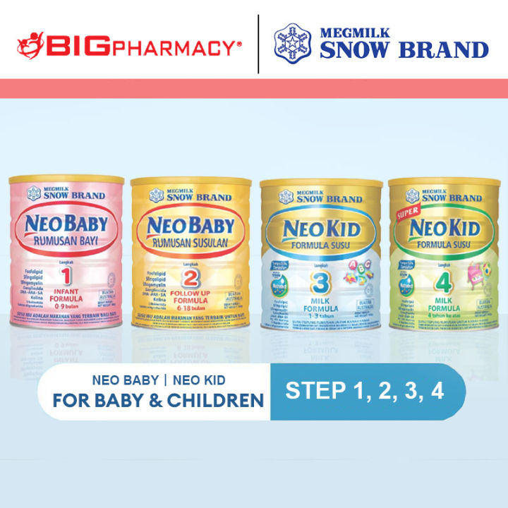 Snow Brand Milk Step 1/2/3/4 (900g) | Lazada