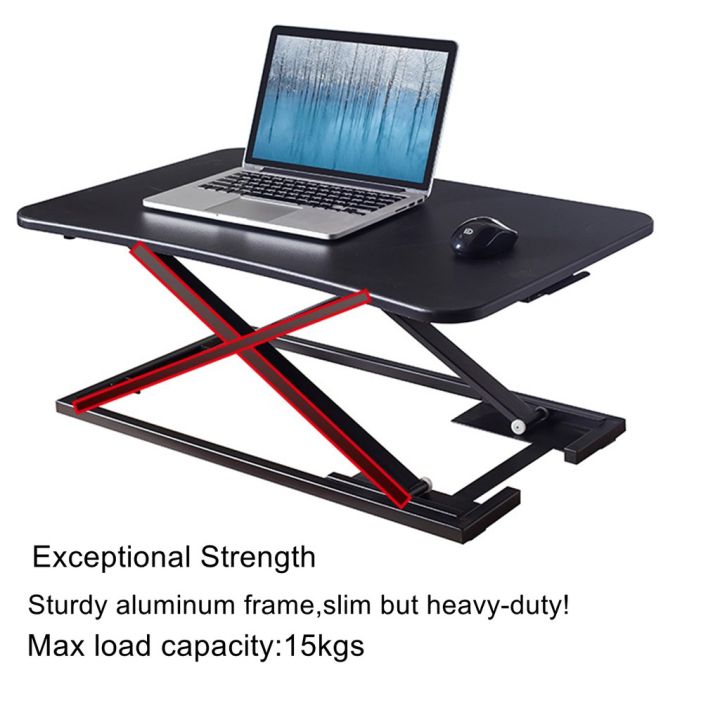 Ergonomic Computer Table Standing Desk foldable flexible height ...