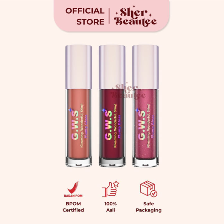 Mother of Pearl G.W.S [Gleaming.Wonderful.Shiny] Plump Gloss 4ml - GWS MOP | Lazada Indonesia