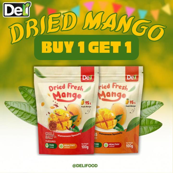 【Buy 1 Take 1】Deli Food Salt Chili Dried Mangoes - Zesty Chili Salt ...