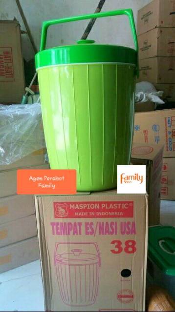 Termos Es / Termos Nasi / Rice Ice Bucket 38 Liter Air Maspion MP ...