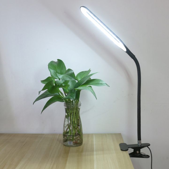 Rechargeable Reading Clip Lamp Clamp LED Light USB Charging Shade Table ...