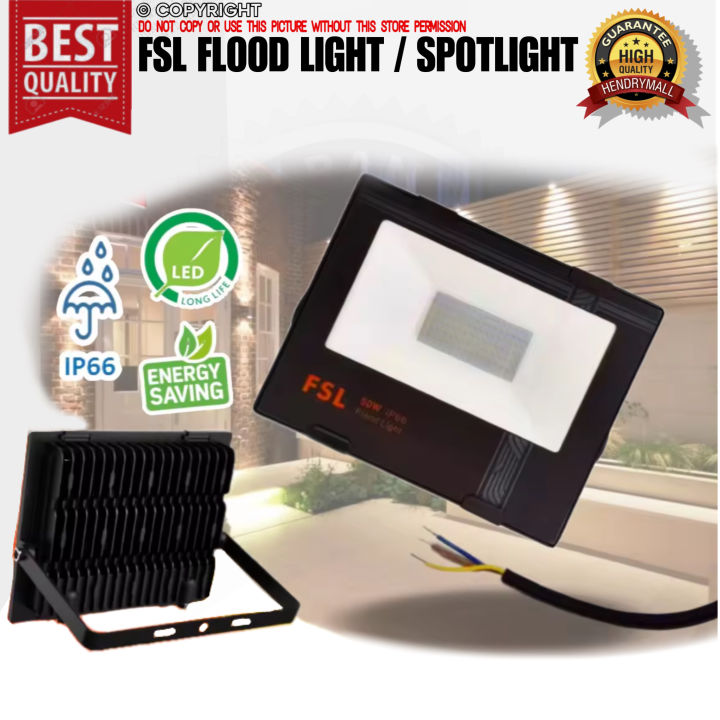 FSL LED FLASHLIGHT ( WHITE LIGHT AND WARM LIGHT ) 50W 100W 150W 200W ...