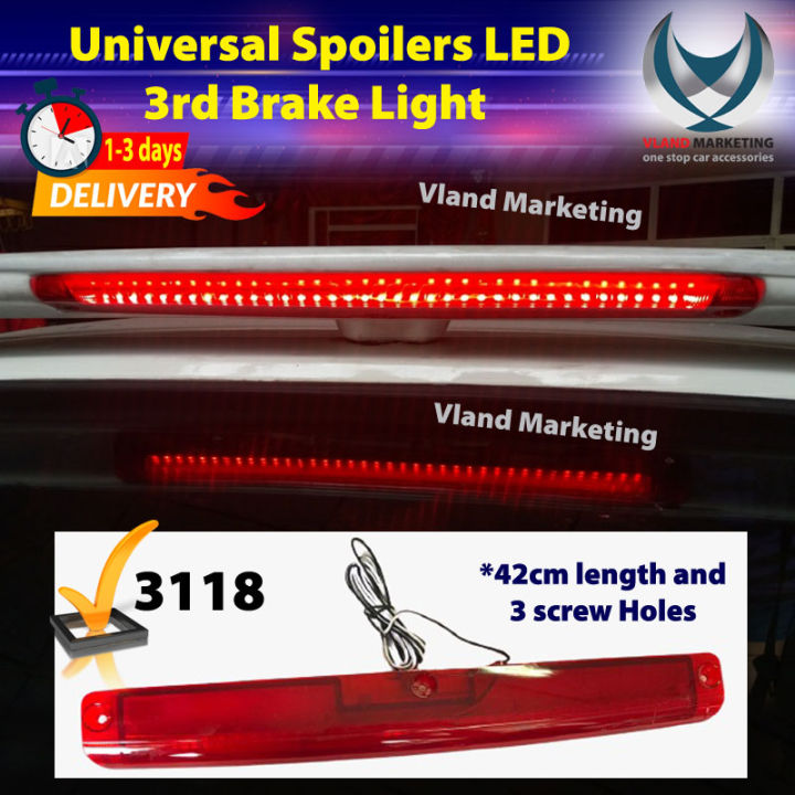 Spoiler LED Third Brake Light Lamp Replacement Part For Car Spoilers ...