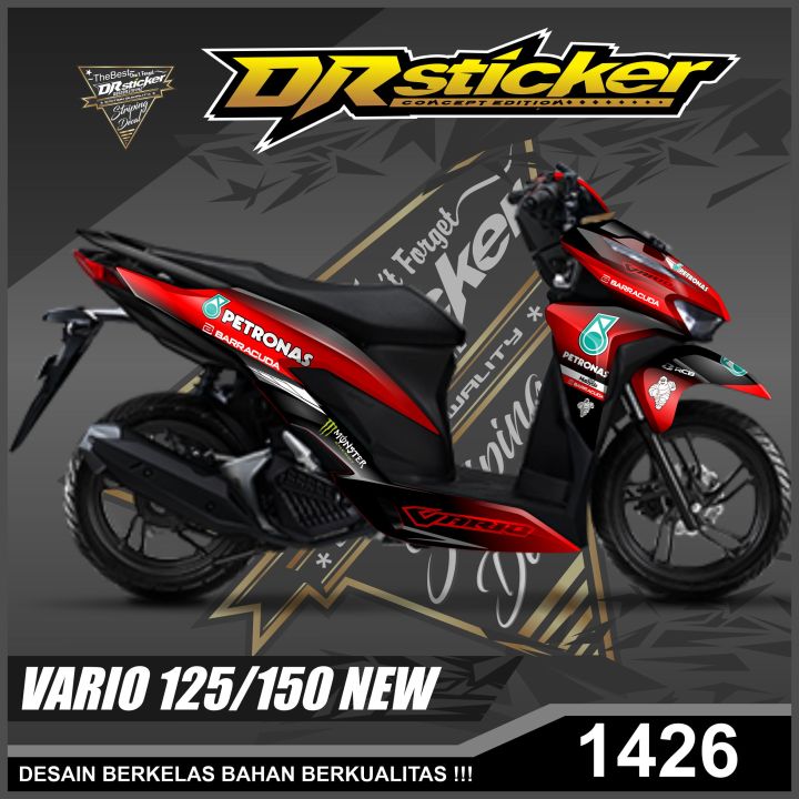 Decal Vario All Series, Petronas Custom Desain, Sticker Vario 125/150 ...