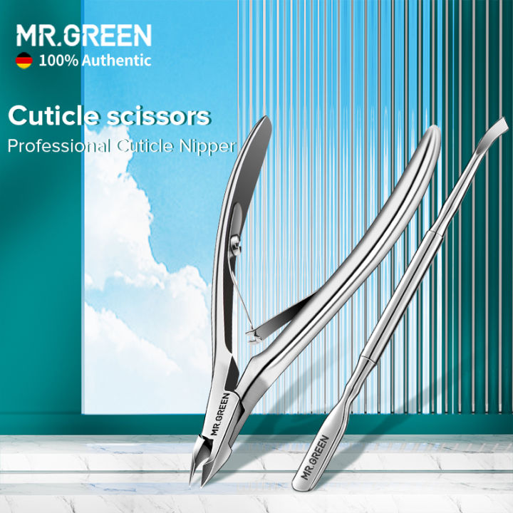 MR.GREEN Sharply Cuticle Nipper Stainless Steel Nail Cuticle Trimmer ...