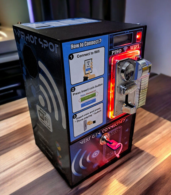 Piso Wifi ( Compact design ) 100% Metal Case. With LED frame for Coin ...